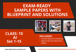 Annual Sample Papers with Solution & Blueprint Class 10 Artificial Int ...