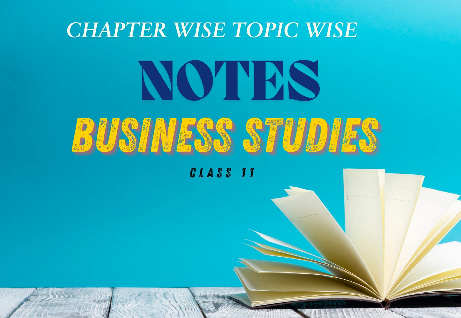 Chapter Wise Topic Wise Notes Class 11 Business Studies All Chapters ...