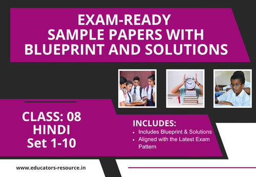 Annual Sample Papers with Solution & Blueprint Class 8 Hindi Sets 1 to ...