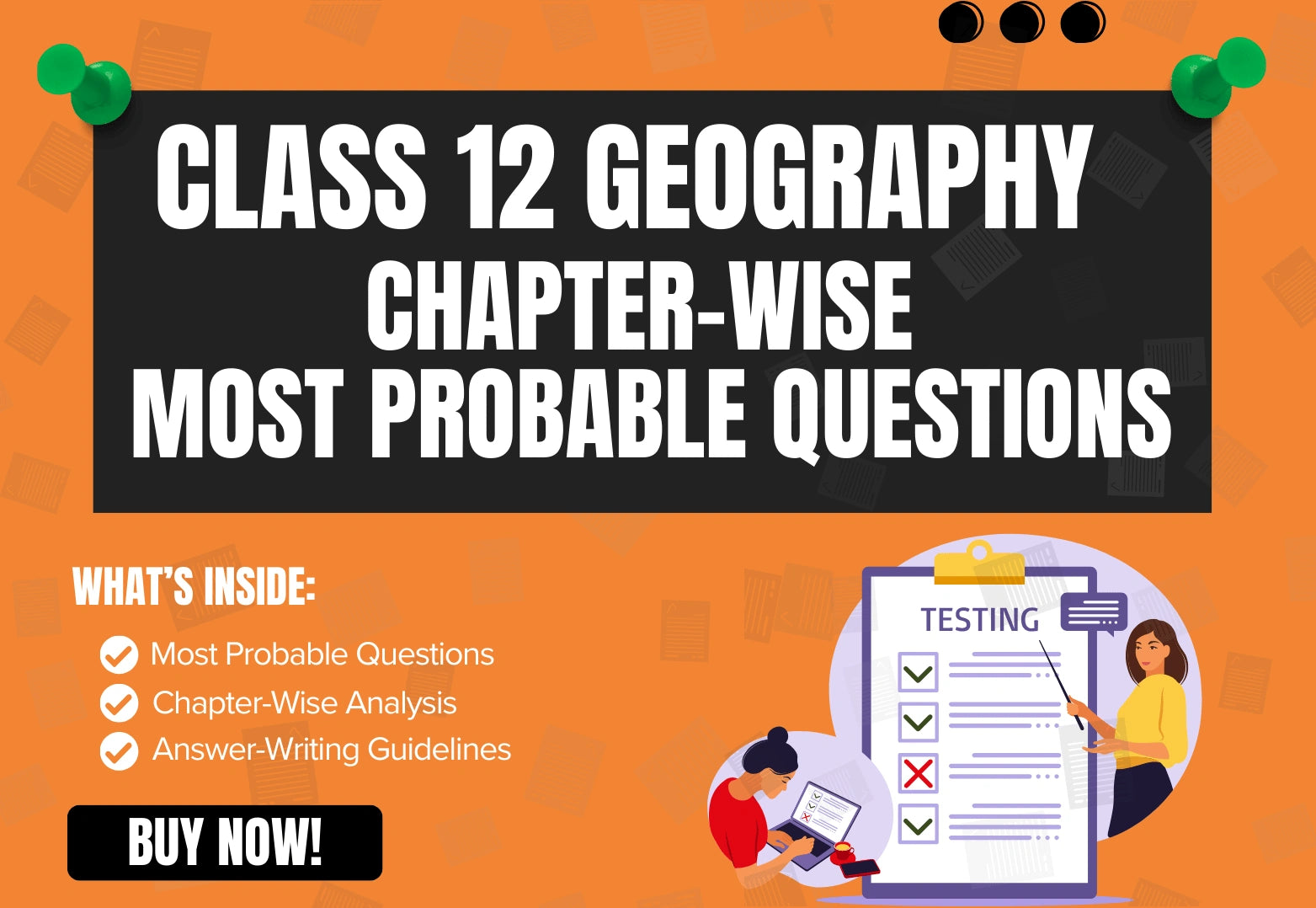 Chapter-Wise High-Probability Questions Booklet Class 12 Geography (Fu ...